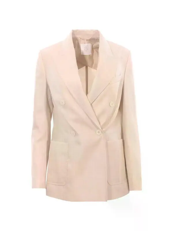 Eleventy Double-breasted Blazer - Neutrals