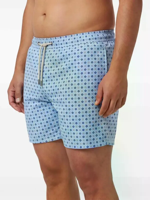 MC2 SAINT BARTH Lighting Drawstring Swim Shorts - Blue