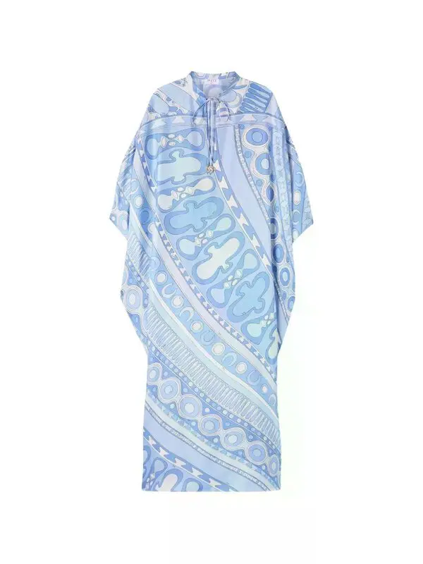 Emilio Pucci Soleil Print Silk Kaftan