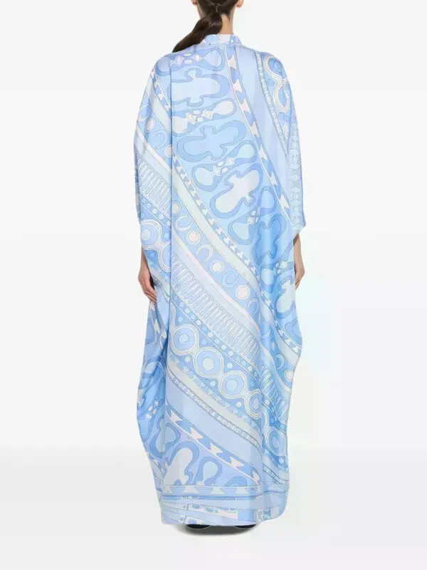 Emilio Pucci Soleil Print Silk Kaftan
