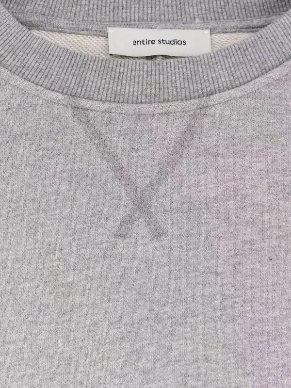 ENTIRE STUDIOS Crew-neck Ribbed Sweatshirt