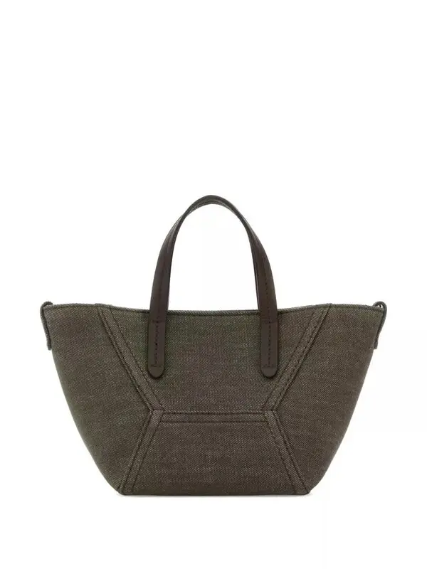 Brunello Cucinelli Top Handle Tote Bag - Green