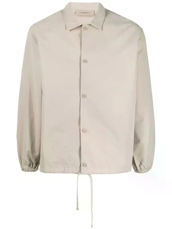 Fear Of God Graphic Print Shirt Jacket - Neutrals
