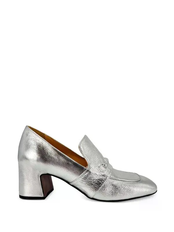 MADISON MAISON Tone Leather Loafers - Silver