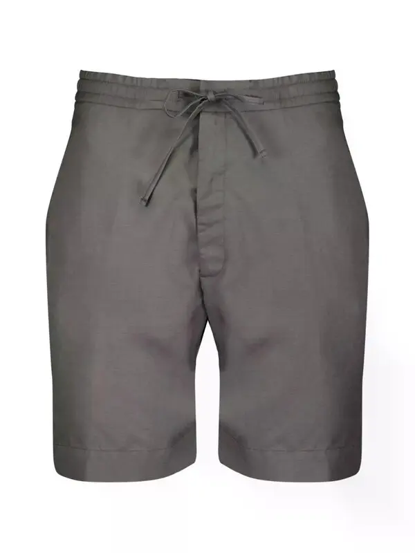 Officine Générale Phill" Drawstring Waist Shorts - Grey