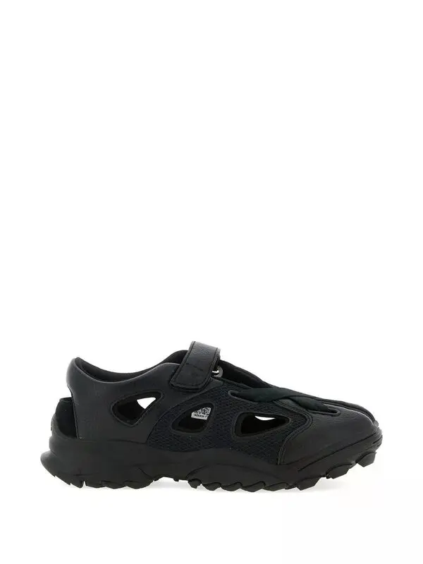 Y3 Hammered Leather Trainers - Black