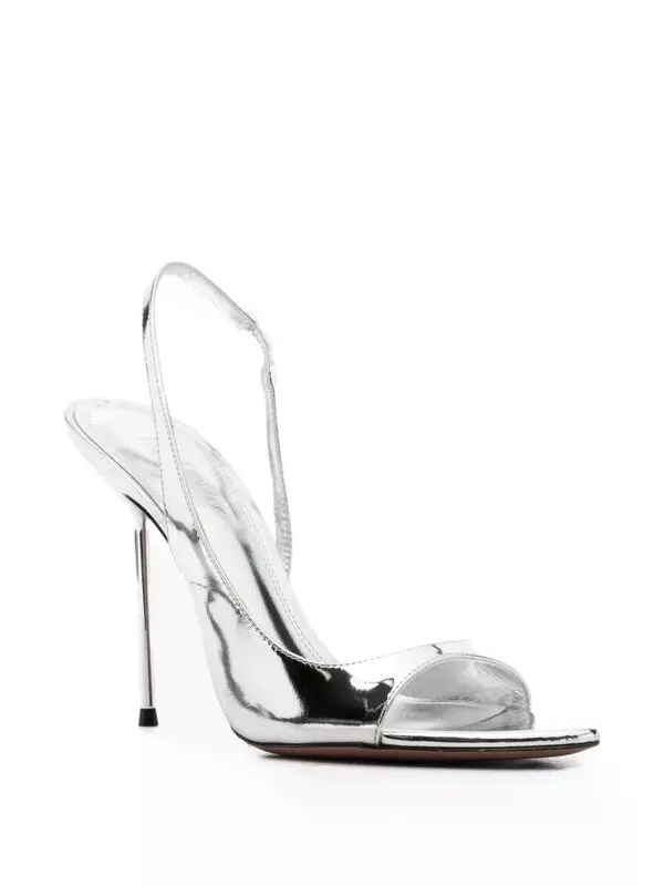 Paris Texas Stiletto Heel Slingback Sandals