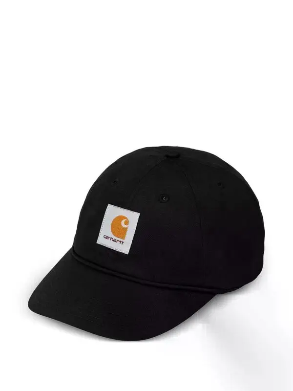 Carhartt Work In Progress Logo Patch Cap - Black