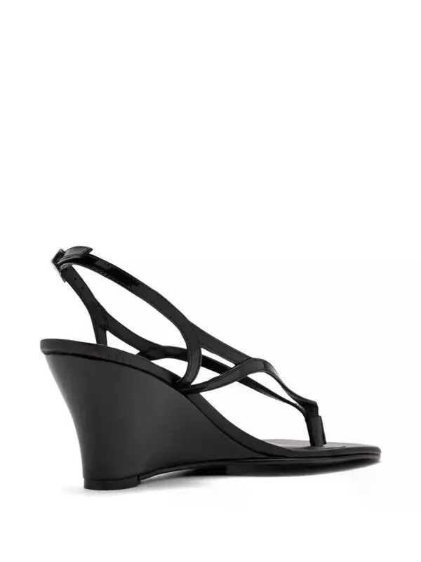 Gimaguas 75mm Leather Heeled Sandals - Black
