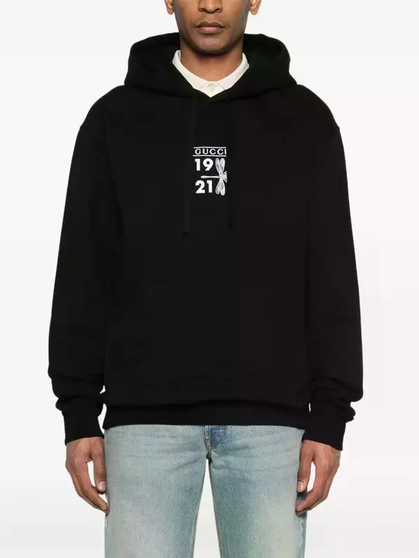 Gucci Graphic Hooded Sweatshirt