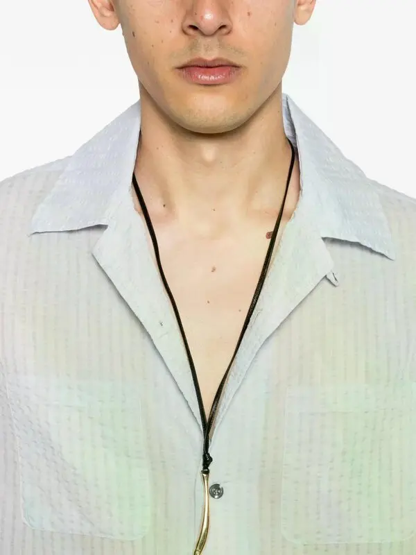CARTER YOUNG Pocket Seersucker Shirt