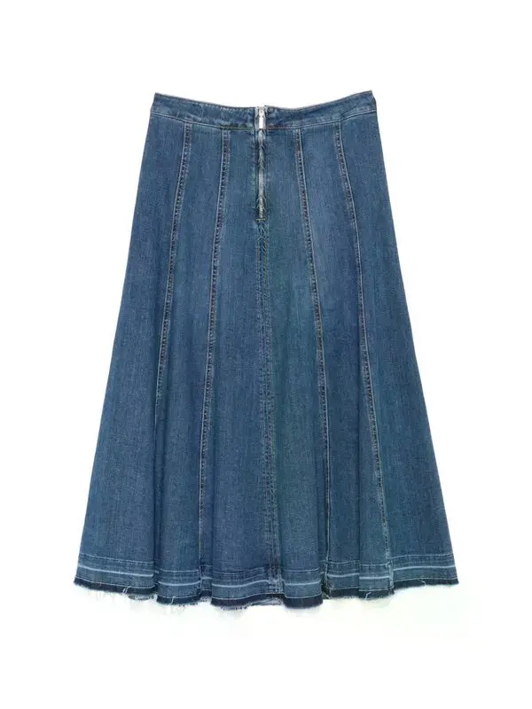 Liu Jo Braided Waistband A-line Midi Skirt