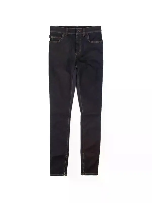 TOM FORD Skinny Jeans With Zip Hem Detail - Blue