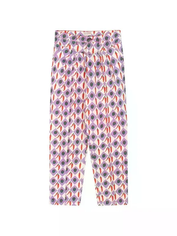 FAVORITE PEOPLE Formaggio Printed Trousers