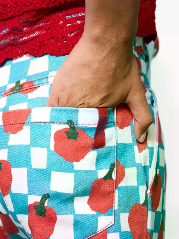 FAVORITE PEOPLE La Cantina Printed Cotton Trousers
