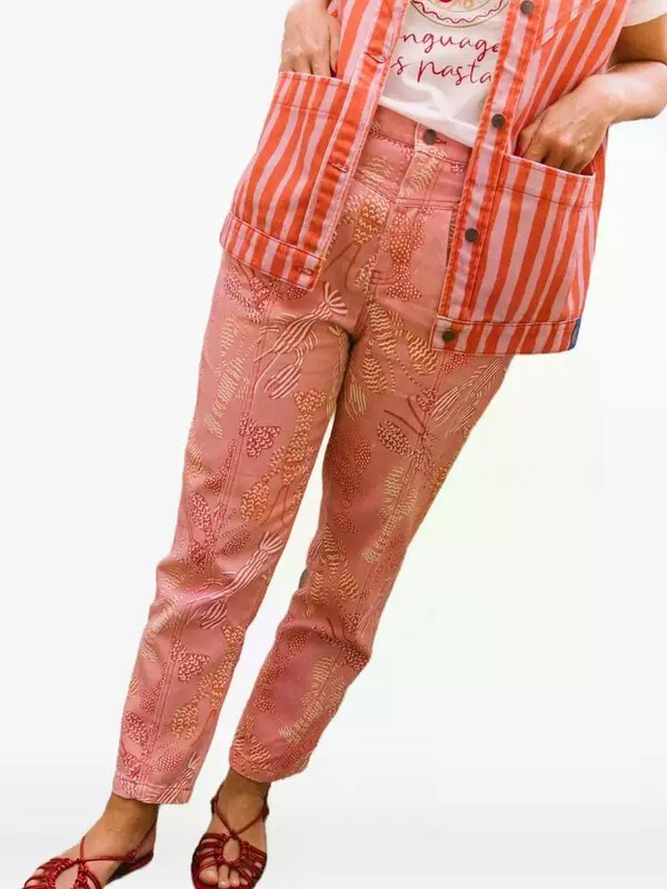 FAVORITE PEOPLE Mamma Mia Printed Trousers