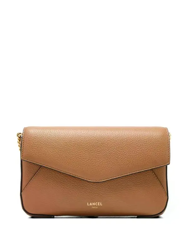 LANCEL Envelope Chain Wallet - Neutrals