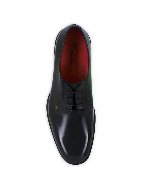Santoni Leather Derby Shoes