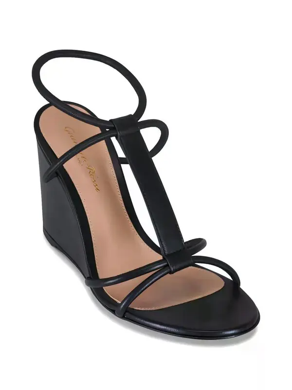 GIANVITO ROSSI Strappy Wedge Sandals