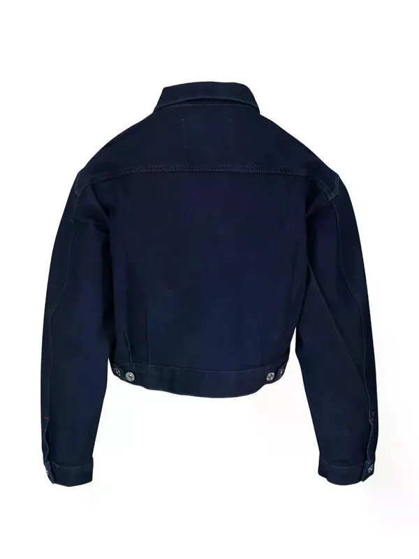 Citizens Of Humanity Denim Buckle Cropped Jacket