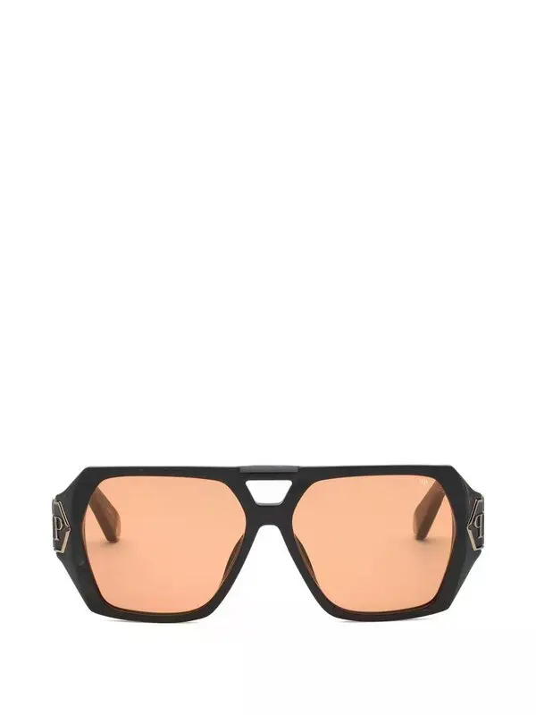 Philipp Plein Geometric Frame Sunglasses