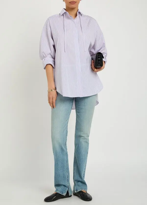 RÙADH The Dune Striped Cotton Shirt