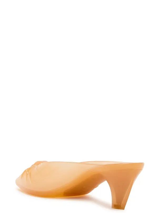 Chloé Jelly 55 Knotted Mules - Brown