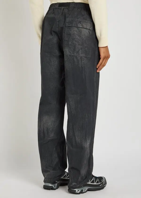 Stone Island Spray Straight-leg Nylon Trousers