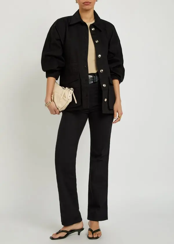 RÙADH Denim Drawstring Jacket