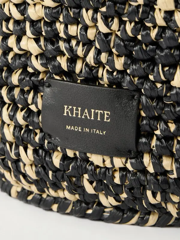 Khaite Lotus Two-tone Woven Tote - Multi