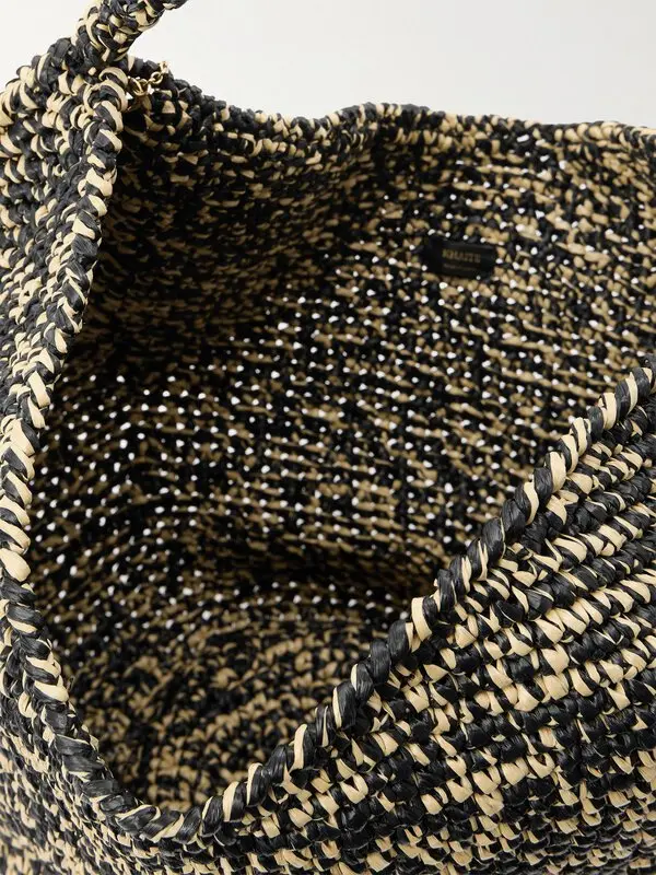 Khaite Lotus Two-tone Woven Tote - Multi