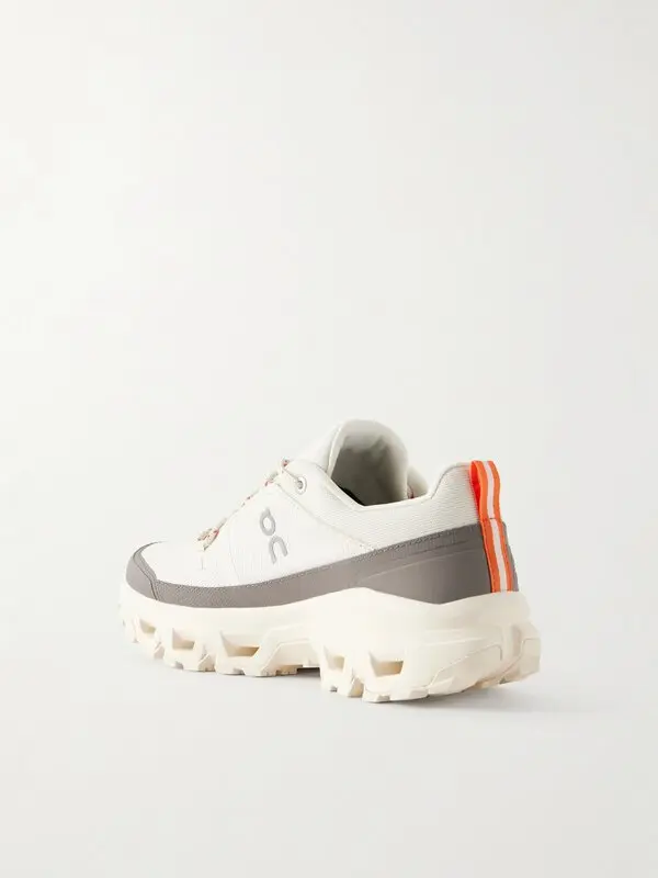 On Cloudrock Rubber-trimmed Mesh Lace-up Sneakers