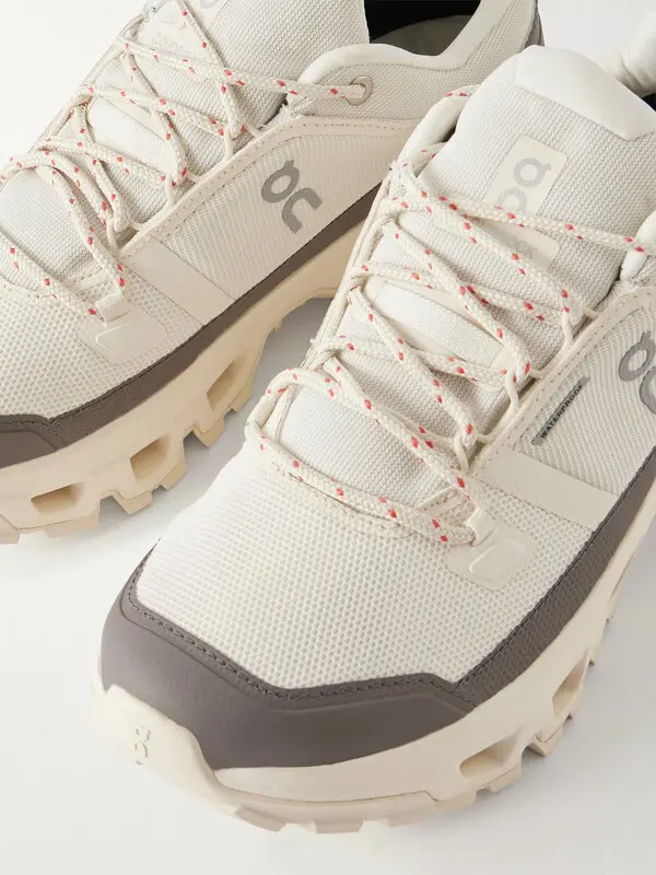 On Cloudrock Rubber-trimmed Mesh Lace-up Sneakers