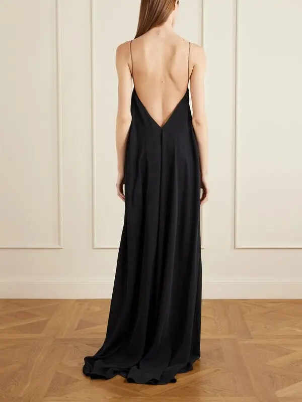 Ralph Lauren Erickson Satin Maxi Dress