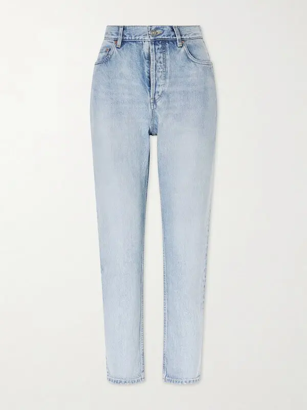 Saint Laurent High-rise Slim-leg Jeans