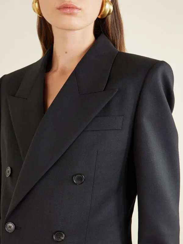 Saint Laurent Double-breasted Wool Blazer