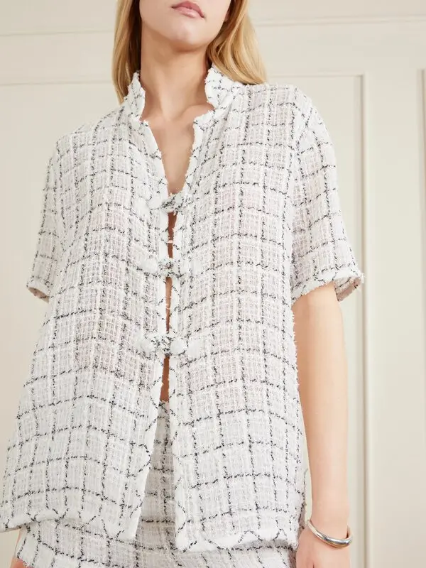 LIBEROWE Hetty Cotton-blend Tweed Shirt
