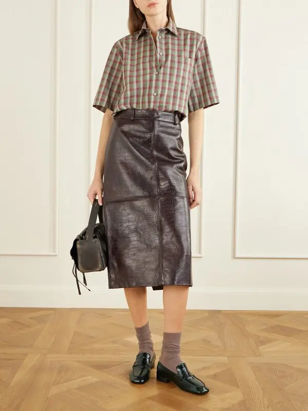 Acne Studios Wool Checked Shirt