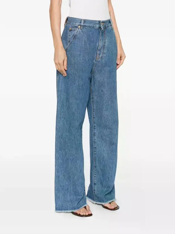 DARKPARK Sienna Frayed-hem Jeans