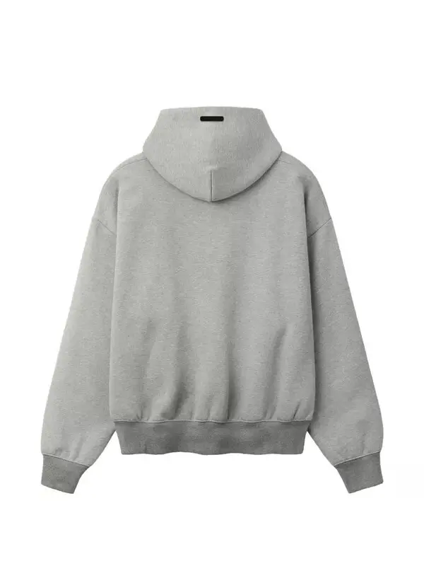 Fear Of God Mélange Effect Logo Patch Hoodie