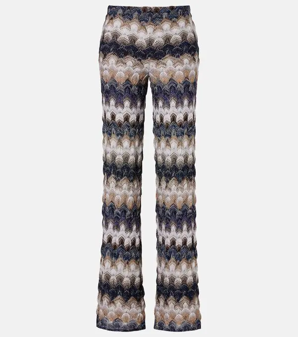 Missoni Lame Wide-leg Trousers - Multicoloured