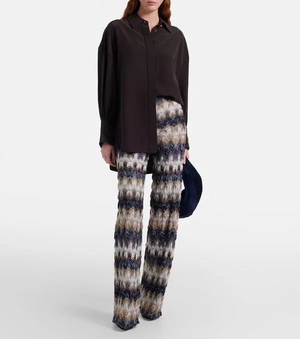 Missoni Lame Wide-leg Trousers