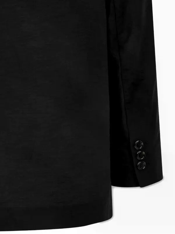 STUDIO TOMBOY Single-breasted Cotton Blazer - Black