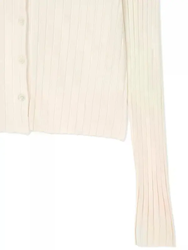 STUDIO TOMBOY Ribbed Button-down Cardigan