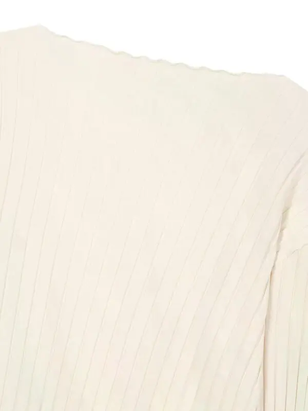 STUDIO TOMBOY Ribbed Button-down Cardigan