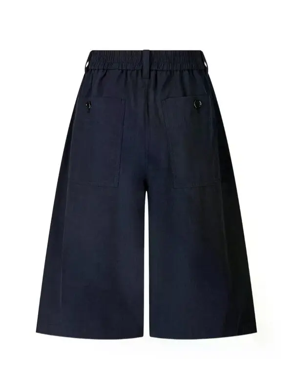 STUDIO TOMBOY Elasticated Waist Pleated Wide-leg Shorts