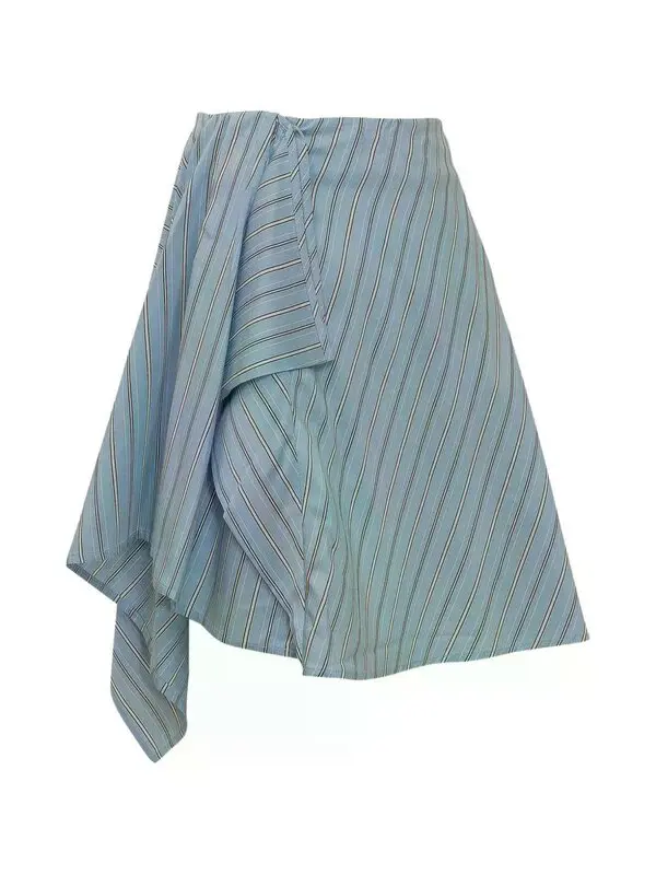IRO PARIS Utalia Striped Skirt - Blue