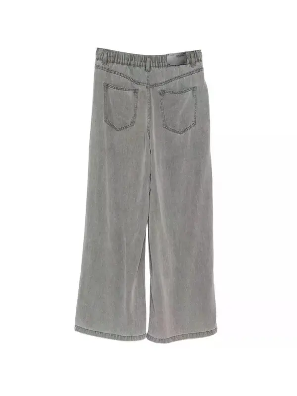 JNBY Elastic Waistband Wide-leg Jeans
