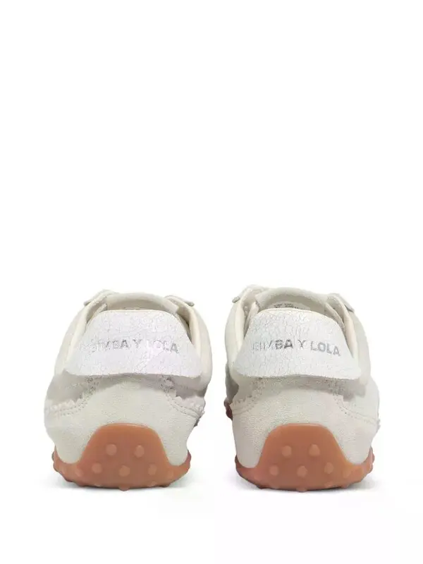 Bimba Y Lola Light Mint Suede Lace-up Sneakers