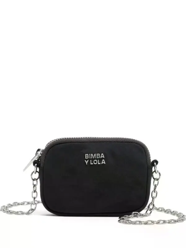 Bimba Y Lola Chain Strap Coin Purse - Black